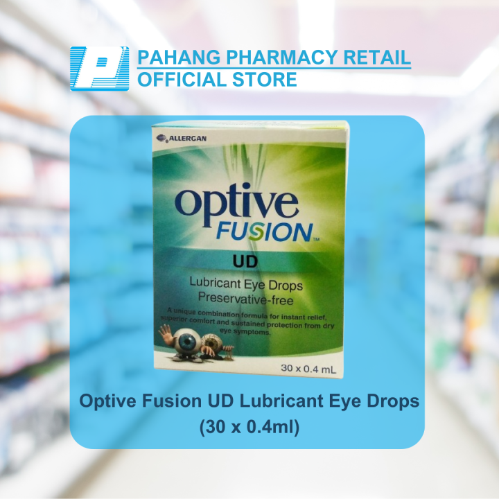 Optive Fusion UD Lubricant Eye Drops (30 x 0.4ml) | Lazada