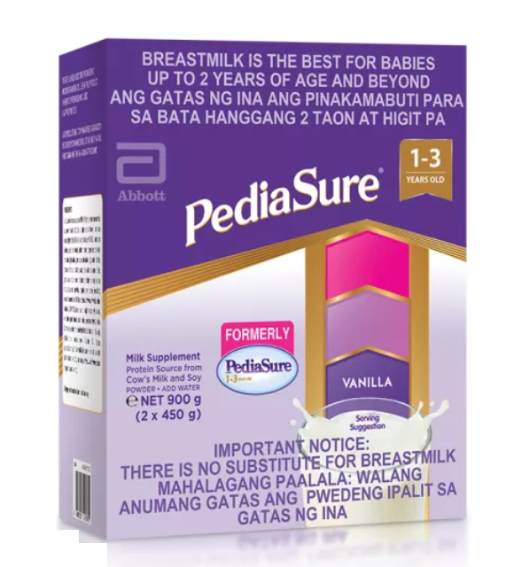 PEDIASURE 1-3 VANILLA 900G -FEB 2025 EXPIRATION | Lazada PH