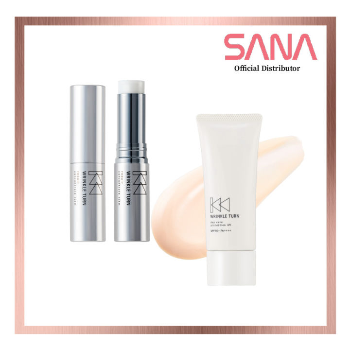 SANA Wrinkle Turn Repair Concentrate Balm | Wrinkle Turn UV SPF50+ PA ...