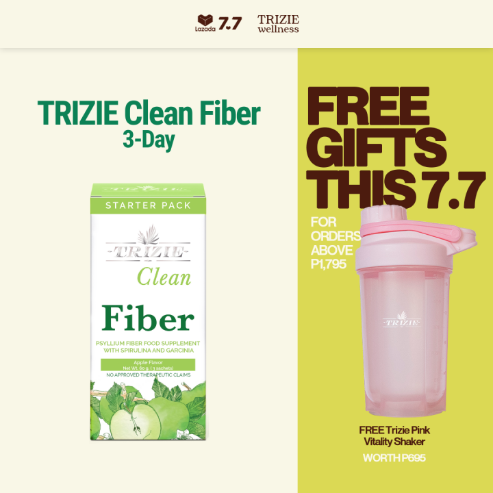 TRIZIE Clean Fiber 3 Day [Detox Fiber Drink for Weight Loss with ...