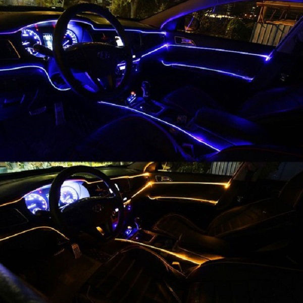 Lampu Laser Interior Mobil RGB Interior LED Ambient Light Android | Lazada Indonesia