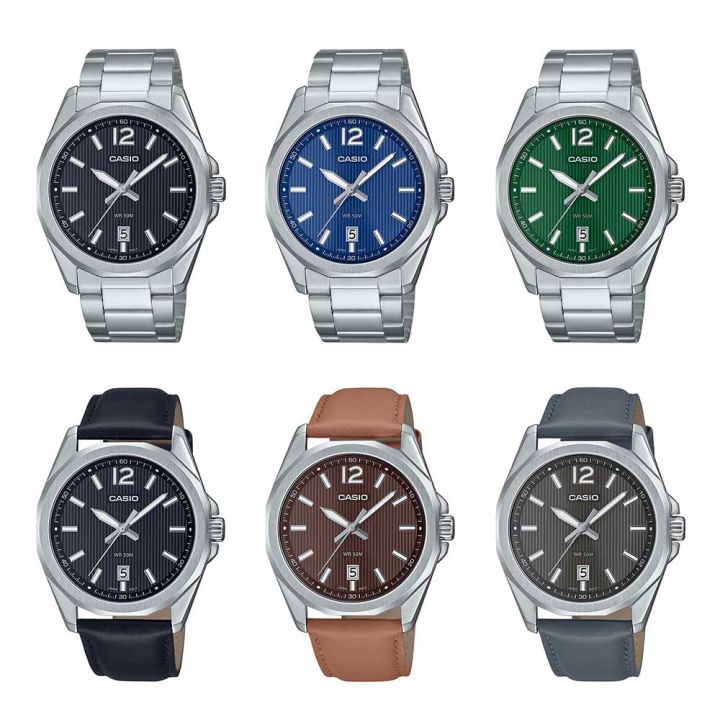 Casio Standard นาฬิกาข้อมือผู้ชาย รุ่น MTP-E725,MTP-E725D,MTP-E725L (MTP-E725D-1A,MTP-E725D-2A ...