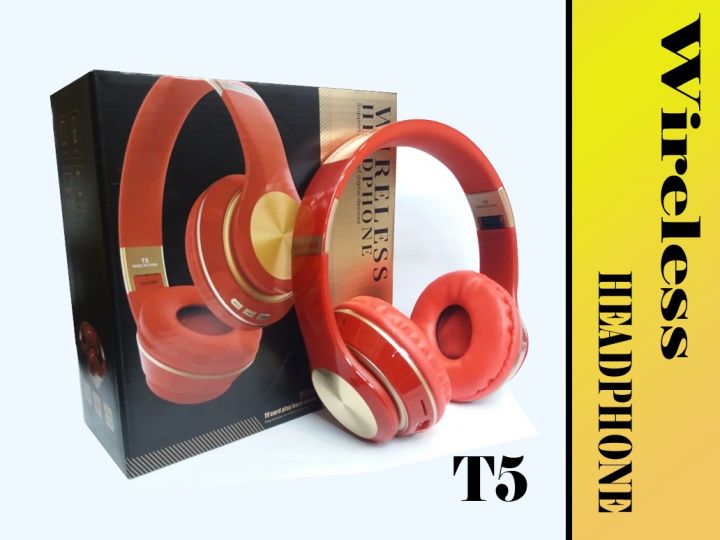 T-Men Headset Bluetooth Bando T5 Earphone Handsfree Wireless Bando ...