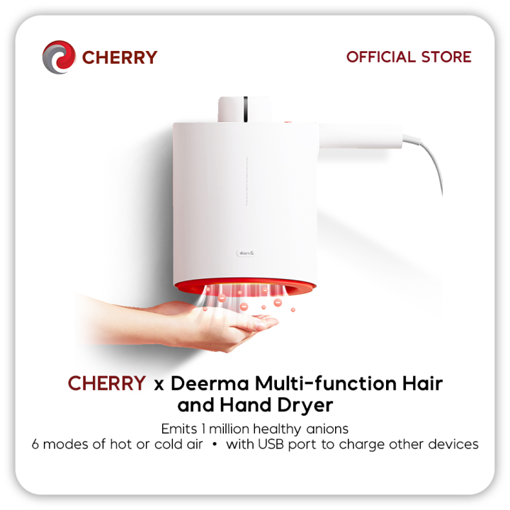 CHERRY x Deerma Multi-function Hair and Hand Dryer | Lazada PH