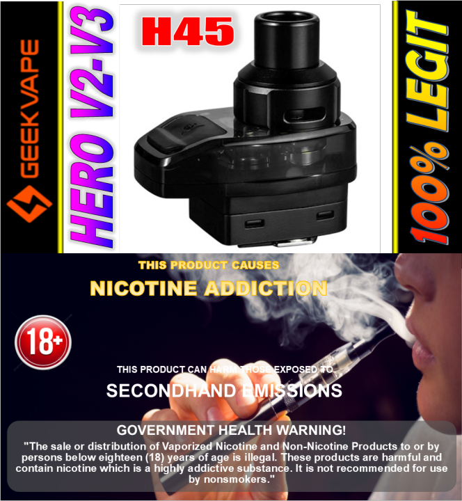 Geekvape H45 (Aegis Hero 2) Atomizer Pod Cartridge | Lazada PH