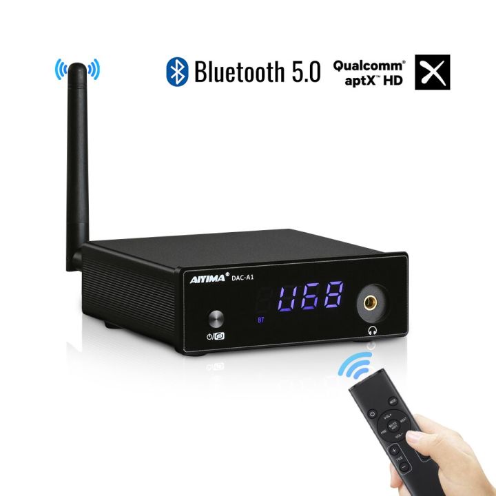 AIYIMA DAC-A1 Headphone Amplifier Decoder ES9018Q2M Bluetooth 5.0 ...