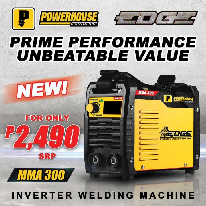 Powerhouse EDGE Inverter Type Portable Welding Machine MMA 300A PHWM ...