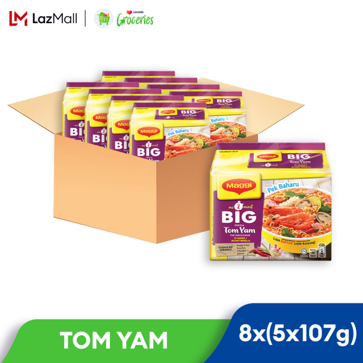 [CARTON] MAGGI 2-MINN Big TomYam 8 x 5 x 107g | Lazada