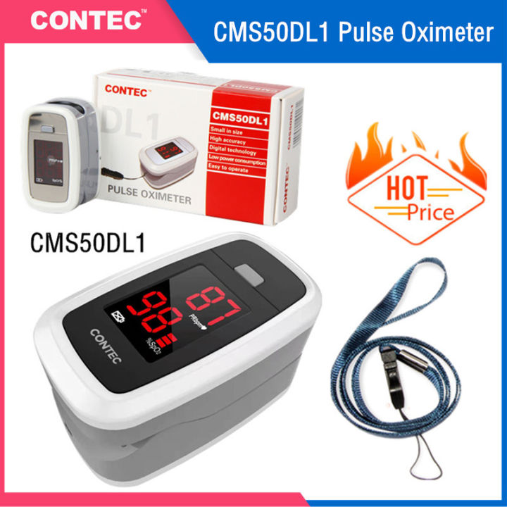 CONTEC CMS50DL1 Pulse Oximeter Blood Oxygen Saturation SPO2 Monitor ...