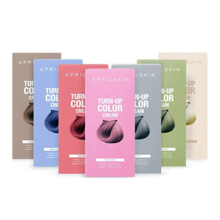 April Skin Turn-Up Color Cream Semi Permanent Hair Colour Korea Hair ...
