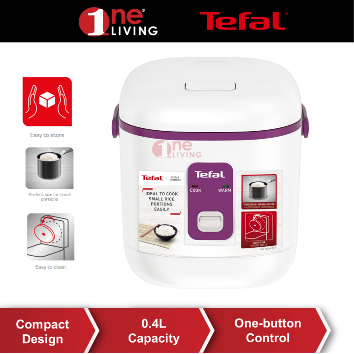Tefal Mini Mechanical Rice Cooker 0.4L RK1721 | Lazada