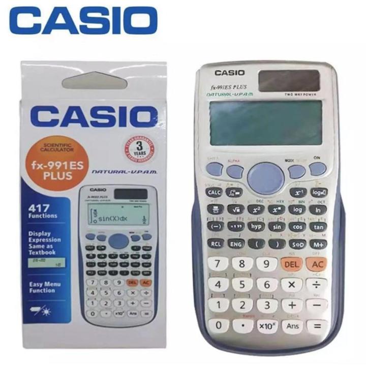 MJDJ/Casio fx-991ES Plus เครื่องคิดเลขวิทยาศาสตร์คาสิโอ | Lazada.co.th