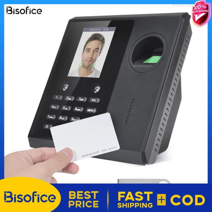 with U-disk】 Biometric Time Clock Attendance Machine for Employees Support 3000pcs Fingerprint ...