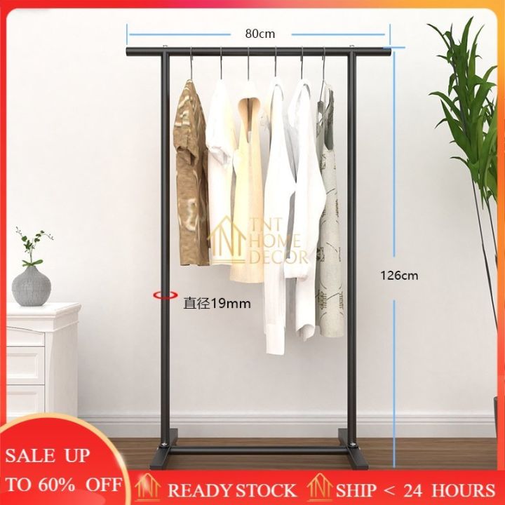 TNT Single Pole Garment Rack Single Pole Clothes Hanging Rack Rack ...