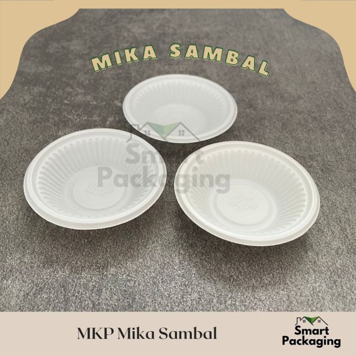[ISI 500 PCS] MKP Mika Sambal Putih / Tempat Saos / Mika Tester / Wadah ...