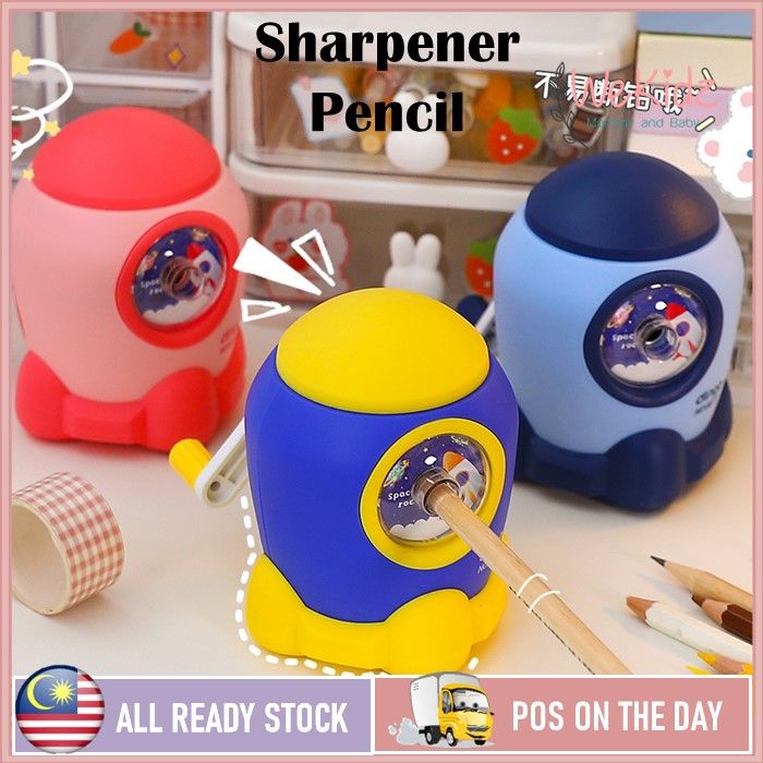 [WeKidz] Sharpener Pencil Astronaut Sharpener Pengasah Pensil Colour ...