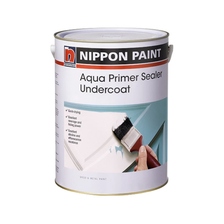 Nippon Paint Water-based Aqua Primer Sealer Undercoat For Wood / Metal ...