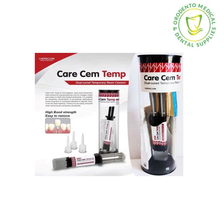 Care Cem Temp Dual Cured Temporary Resin Cement Dental | Lazada PH