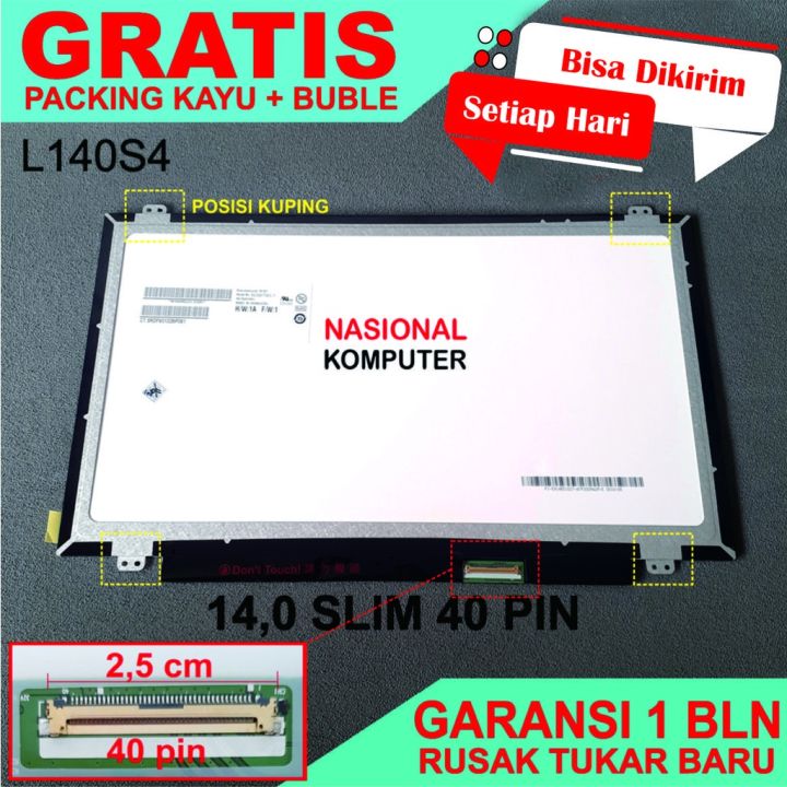 Layar LCD LED laptop Asus K46 K46CM K46CA K46CB | Lazada Indonesia