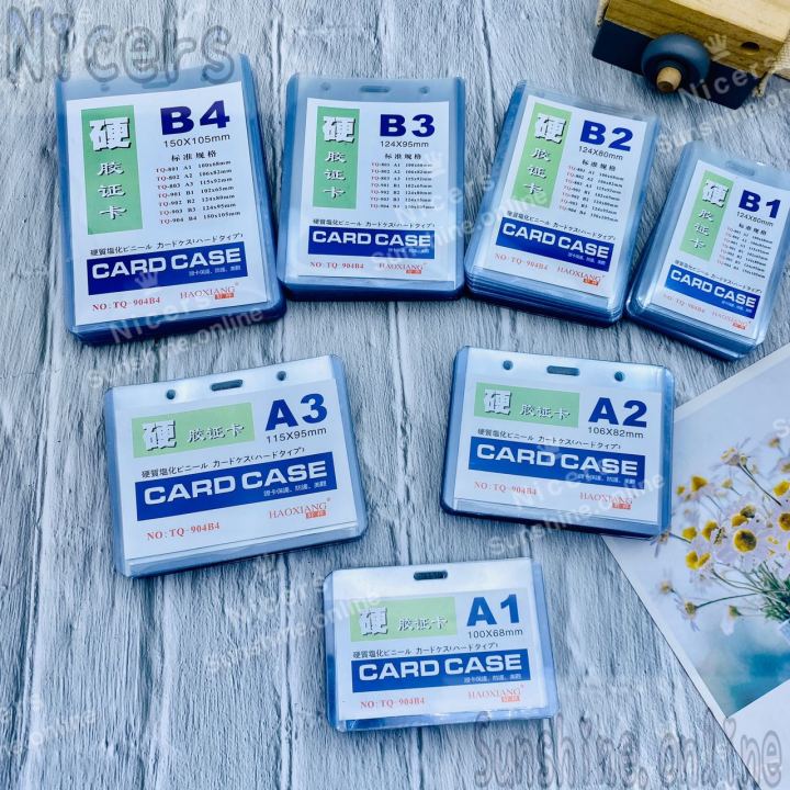 Card case B1,B2,B3,B4,A1,A2,A3 Hard Vinyl Chloride Card case Card ...