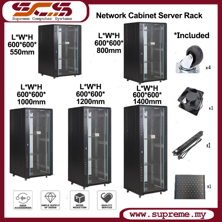 19 inch 19U Network Cabinet Server Rack soundproof fireproof rack ...