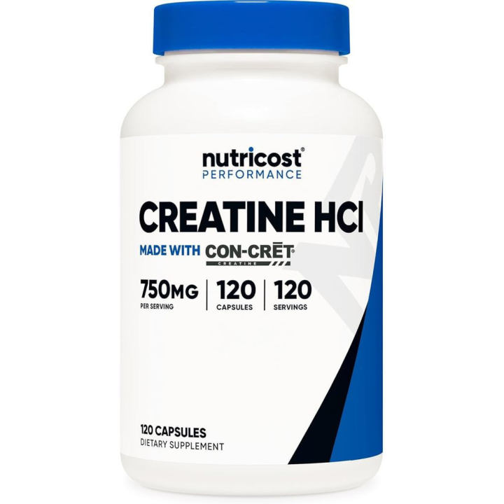 Nutricost Nutricost 120 Capsules Hydrochloric Acid-Made with ...