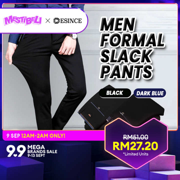 CEO Formal Pants Elastic Smart Men Business Trousers Casual Pant Office Wear Clothing Bottom MP ...