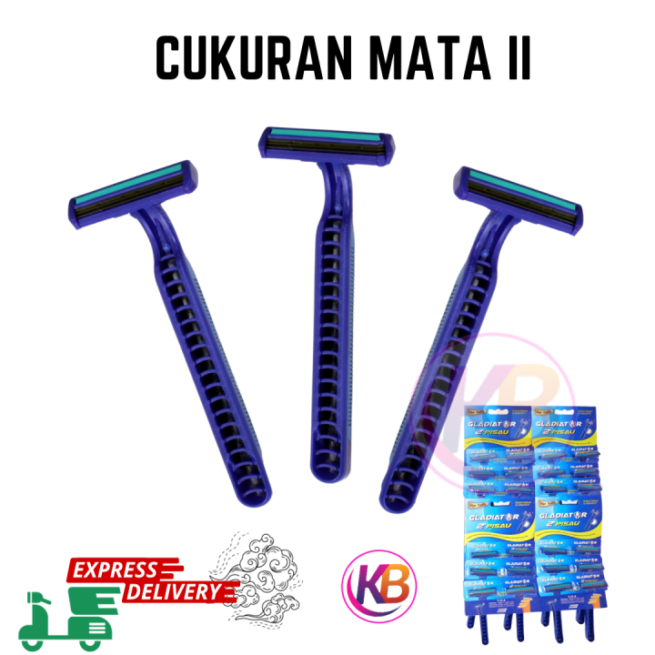 3 Pcs - Cukuran Gagang Mata II Pisau - Cukuran Kumis Jenggot dan Area ...