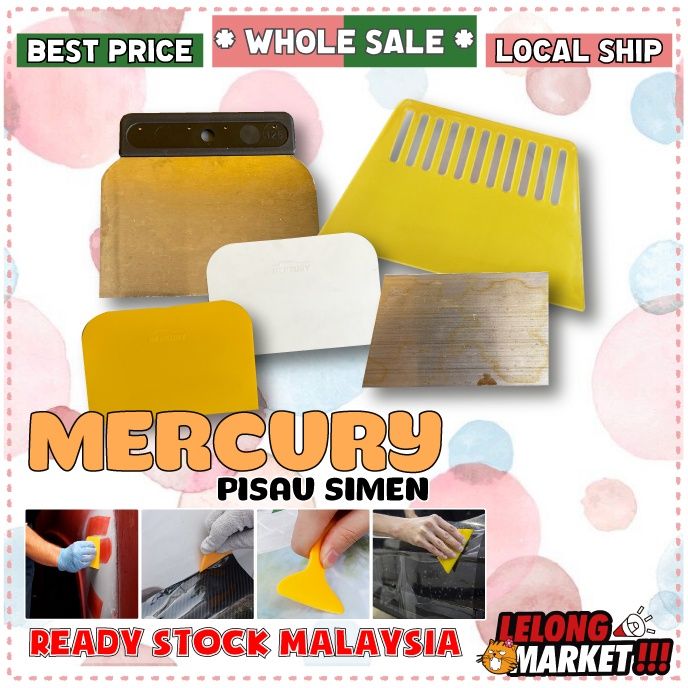 Car Putty mercury simen knife plastics Applicator diy Tools Kit Kereta ...