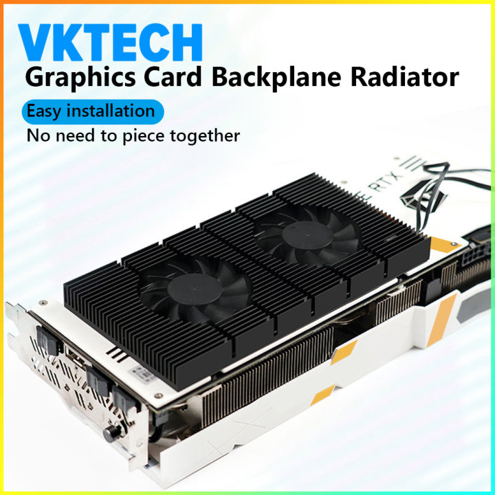 [Vktech] GPU Backplane Radiator Cooler for RTX 3090 3080 3070 Series ...