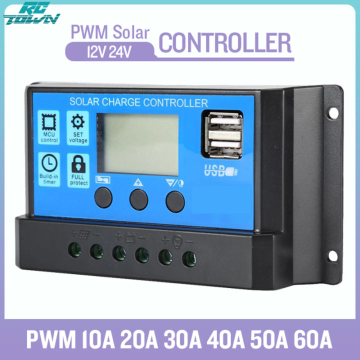 Solar Charge Controller 10a/20a/30a Charge And Discharge Photovoltaic ...