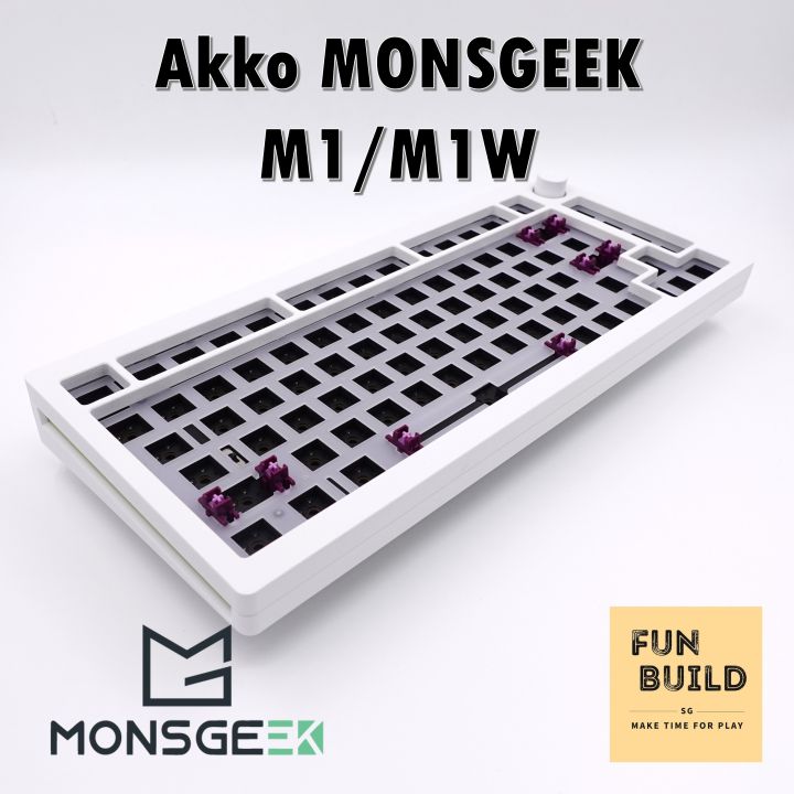 Akko MONSGEEK M1 / M1W CNC Aluminium Mechanical Keyboard Barebones Kit ...