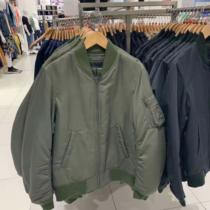 Uniqlo flagship store men's autumn casual military flight suit jacket ...