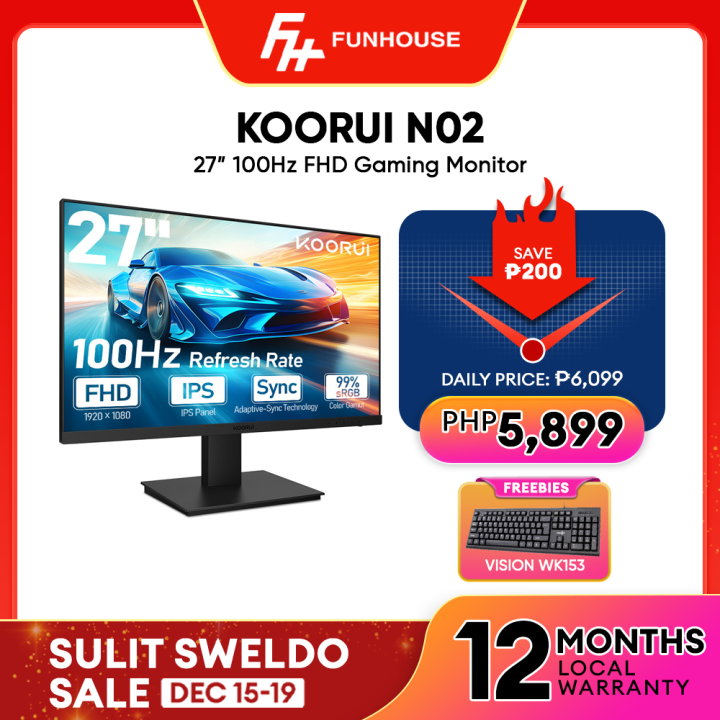 Koorui N02 27 IPS FHD 1920*1080 100Hz Monitor | Lazada PH