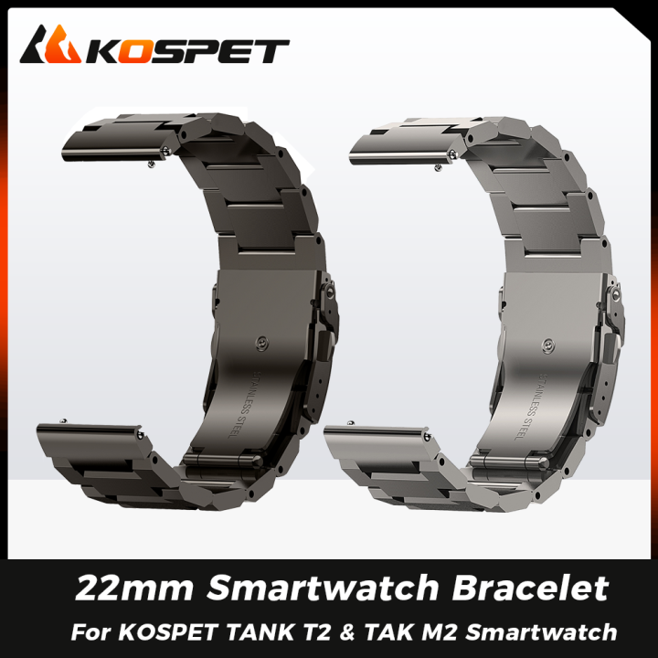 Origianl 22MM Metal Strap For KOSPET TANK T2 M2 Smartwatch Waterproof ...