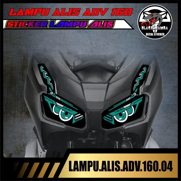 STICKER LAMPU ADV 160 STRIPING DECAL LAMPU ALIS ADV 160 04 | Lazada ...
