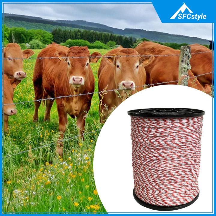 SFCstyle Electric Fence Rope Polyrope Portable 500M Upgraded Reusable ...