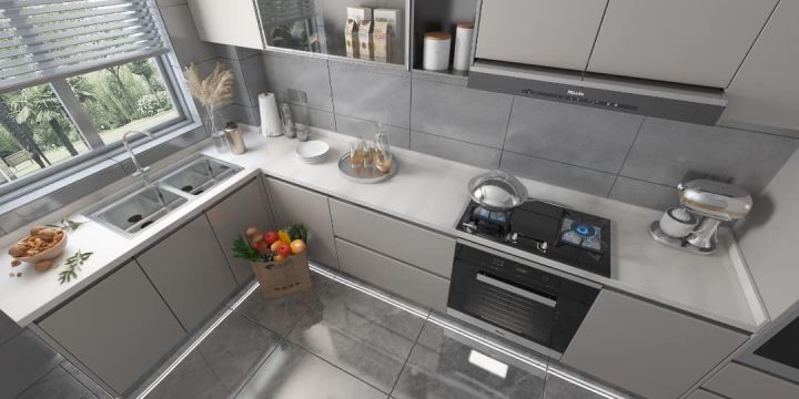 Quartz Countertop Rouge Grey 750*2440*15mm | Lazada PH