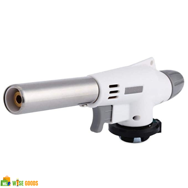 Wise Goods Auto Ignition Butane Gas Blow Torch for Outdoor |BBQ Tool Burner Flamethrower Gun ...