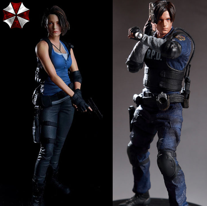 1pcs Resident Evil Jill Valentine Leon Kennedy Action Figure Model Toy ...