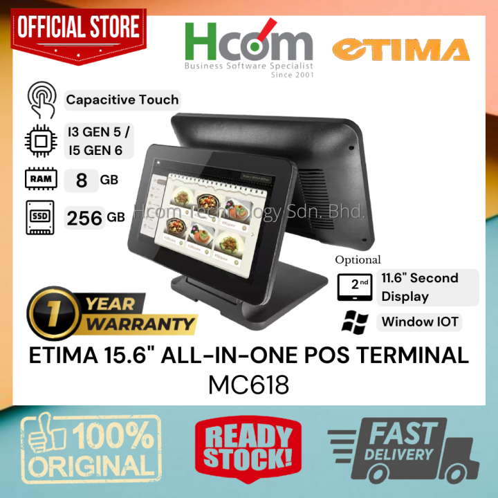Etima POS Terminal With 15.6" Touch Screen MC618 | Lazada
