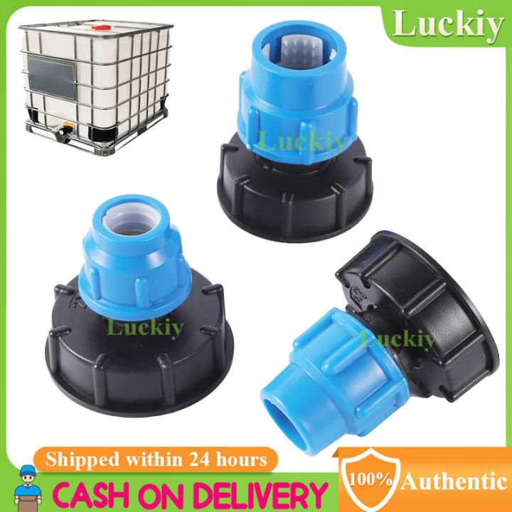 IBC Water Tank Reducing Adapter 20/25/32mm Plastic PE Pipe Straight ...