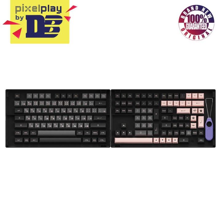 AKKO Black & Pink Hiragana Version PBT Keycaps Set ASA 158 Keys | Lazada PH
