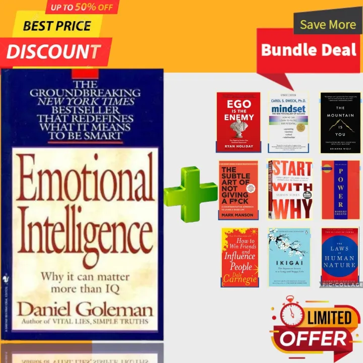 [BUNDLE PROMO 1+1] EMOTIONAL INTELLIGENCE + 1 MOTIVATIONAL OR FICTIONAL ...