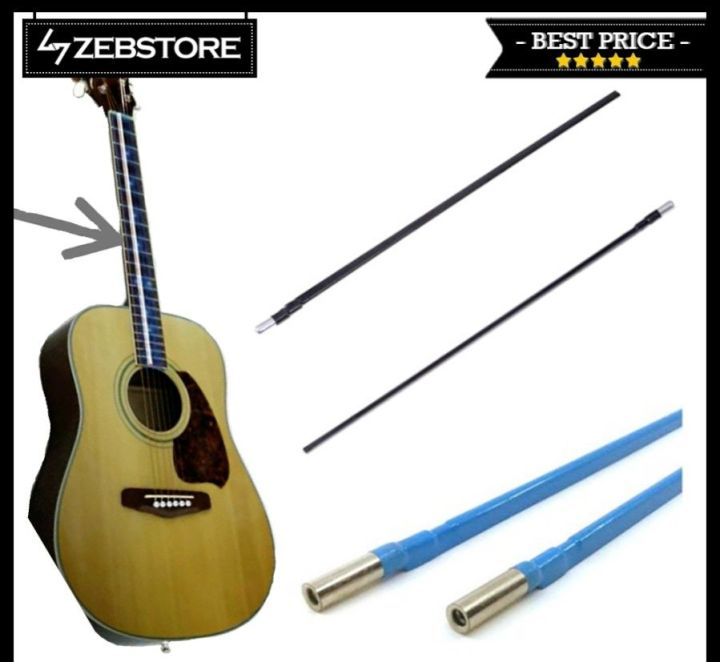 Besi Trussrod Black Truss Rod Penguat Neck Gitar Double Action 42 cm ...