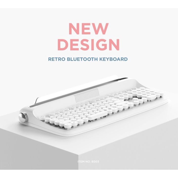 Korea Actto B503 / B505 Korean Keyboard Retro Bluetooth Keyboard 5 ...