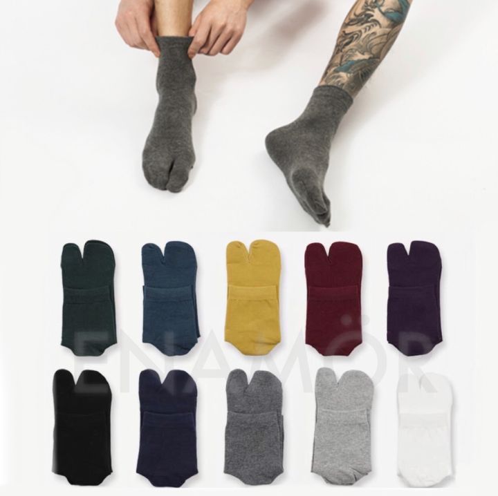 👟 MEN TABI SOCKS 👟 READY STOCK JAPANESE KIMONO SPLIT TOE TABI NINJA ...