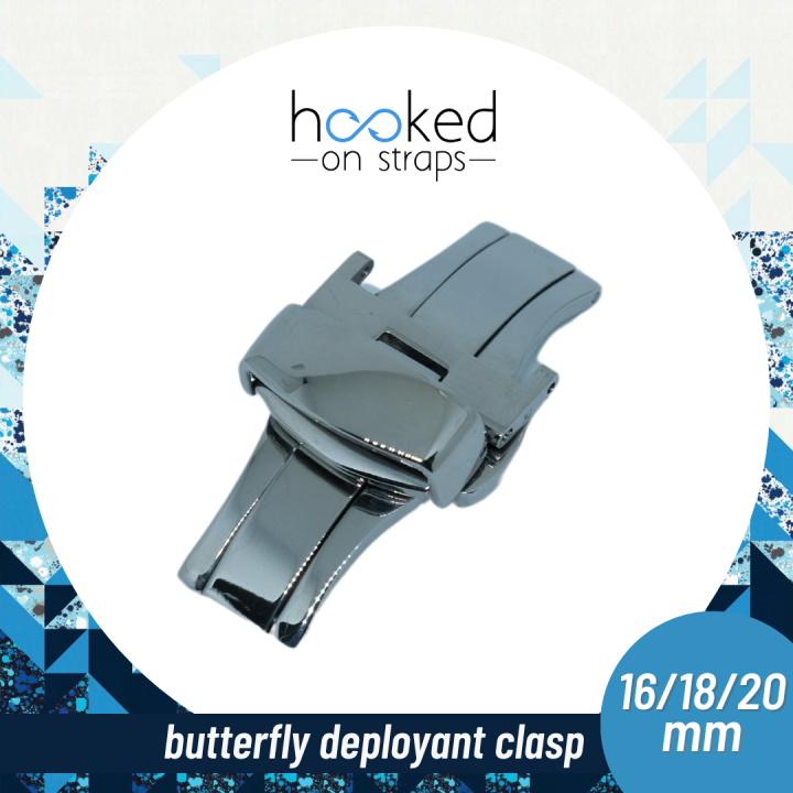 Butterfly Deployant Clasp - 16mm, 18mm, 20mm | Lazada PH