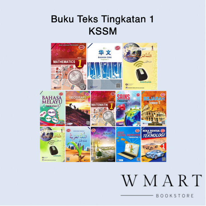 【BUKU TEKS KSSM】Buku Teks Tingkatan 1 / Form 1 Textbook KSSM | Lazada