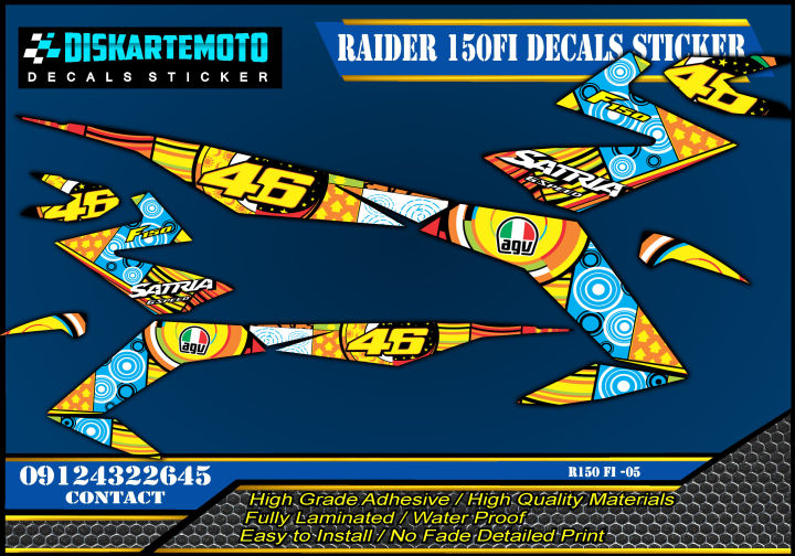 Raider 150 Fi Decals Sticker | Lazada PH